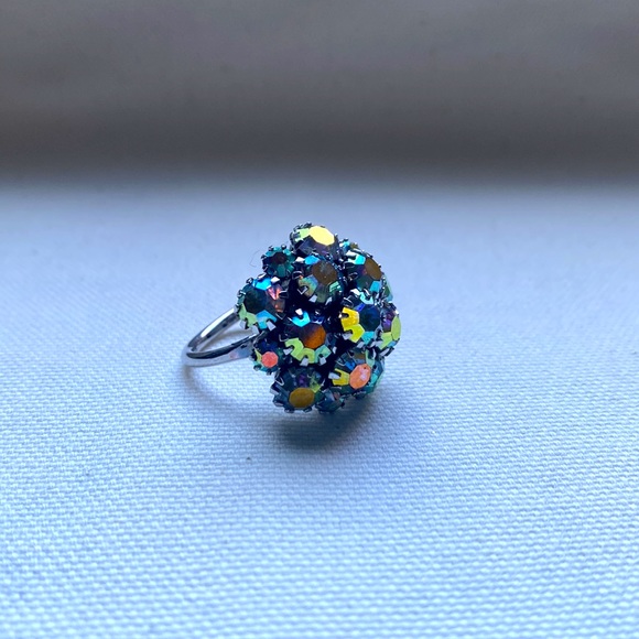 Sarah Coy | Jewelry | Vintage Sarah Coy Rhinestone Crystal Ring | Poshmark